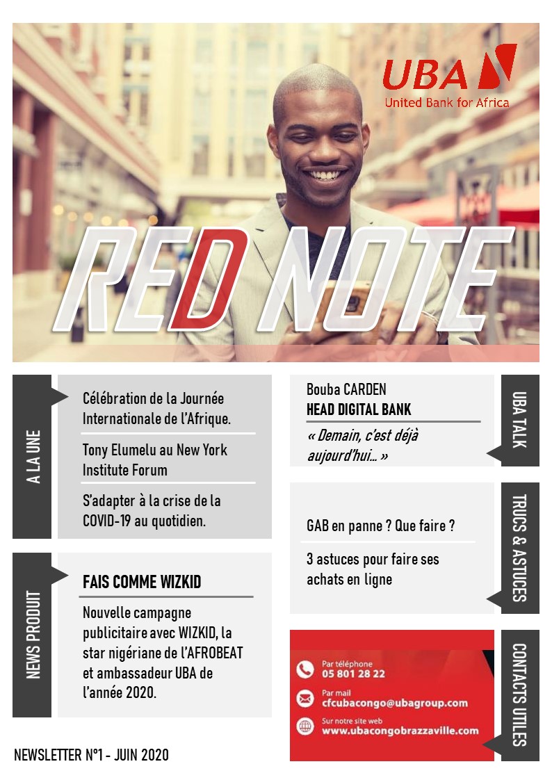 Notre Newsletter - UBA Congo Brazzaville